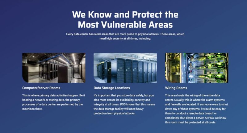 Parrish Security Group by Atomic - Web Design Portfolio for Security