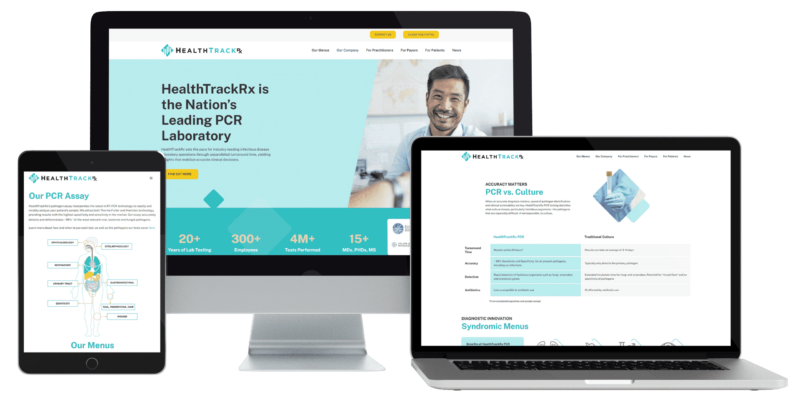 HealthTrackRx by Atomic - Web Design Portfolio for Healthcare